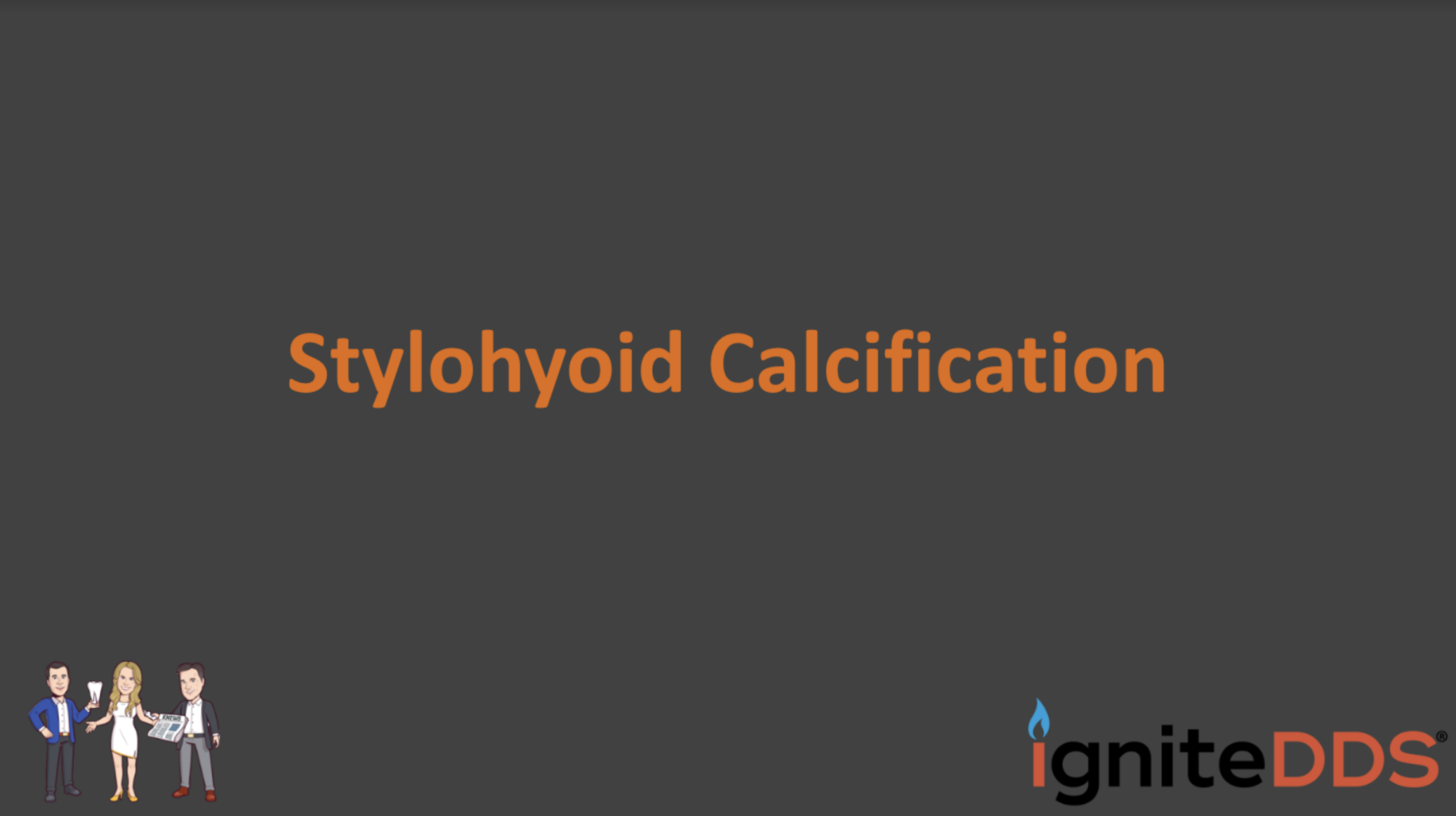 Stylohyoid Calcification: Case Study | IGNITEDDS
